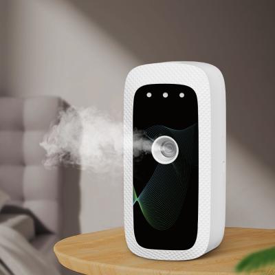 China Wall Mounted Electric Aroma Diffuser Machine No Batteries Included Remote Control Humidity Control for Hotel Bathroom for sale