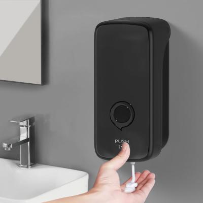 China Modern ABS Wall Mounted Manual Soap Dispenser 500ml  For Hotels And Offices for sale