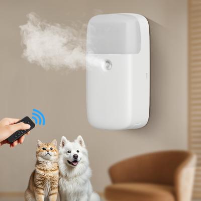 China Remote Control Aroma Diffuser for Dogs Cats 35 dB Noise 2W Power Wall Mounted Hotel Household Pet Odor Air Deodorizer for sale