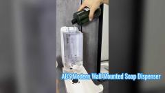 Modern Wall Mounted Pump Soap Dispenser 800ML Refillable For Home Hotel Bathroom