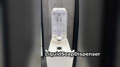 ABS Manual Wall Mounted Liquid Soap & Toilet Seat Sanitizer Dispenser 1000ml For Hotel Public Bathro