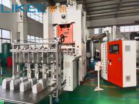 China 12000pcs/H Automatic Aluminium Food Container Making Machine Multiple Cavities for sale
