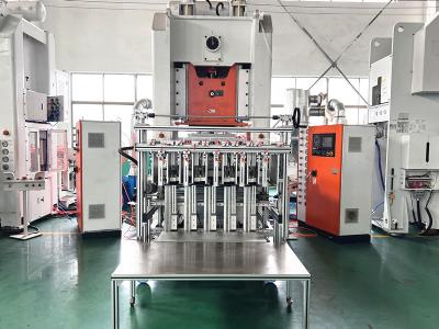 Disposable 5 Caivities Aluminium Foil Cup Making Machine Simense Motor