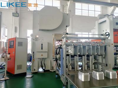 China Simense Motor 12000 Pcs/h Línea de producción de contenedores de papel de aluminio LK-T63 for sale