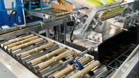 China Automatic Small Foil Roll Box Packaging Machine For 360g/m2 White Cardboard for sale