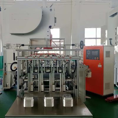 Volledig geautomatiseerde machine voor het maken van aluminiumfoliecontainers voor voedselverpakking