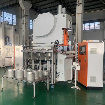 China PLC-gecontroleerde machine voor het maken van aluminiumfoliecontainers met een hoge capaciteit Te koop