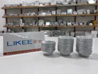 China Fully Automatic Aluminium Foil Cake Cup Stacker Machine With Customized Design for sale