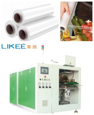 China LK-CF02 Cling Film Roll Rewinding Machine Equipped with Servo Motor control for sale