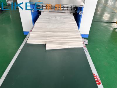 China LKWP980 Pop Up Wax Paper Folding Machine V Fold Cross Folding Continuous Extraction Type for sale