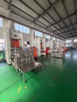 China Aluminum Foil Container Making Machine Recycled Material Rectangular For Food Baking Strip Cake for sale
