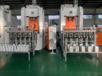 China Aluminum Foil Container Making Machine Recycled Material Rectangular For Food Baking Strip Cake for sale