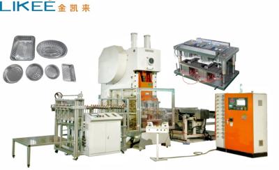 China T63 2 Compartment Disposable Rectangular Aluminum Foil Container Making Machine China for sale