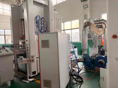 China LK-T80 Recycled Aluminium Foil Food Container Rectangular Aluminum Tray OEM Machine for sale
