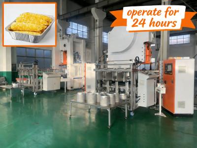 China LK-T63 Fully Automatic High-Efficiency 3-Cavity Aluminum Foil Container Making Machine with Quick Mold Change for sale