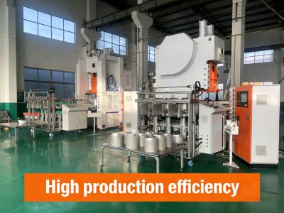 China LK-T63 Aluminum Foil Container Machine with Digital Touch Screen Control, Automatic Counting System and 3-Cavity Mold for sale
