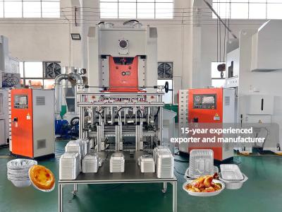 China LK-T80 Aluminum Foil Making Machine with Mitsubishi PLC Control System, 80ton Press Capacity, and 10-Year Service Life for sale