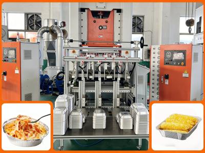 China LK-T80 Aluminum Foil Making Machine with Hydraulic Quick Mold Change in 15 Mins, 80ton Press Capacity, and 24hours Operating Capacity for sale