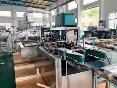 China Automatic Cartoning Machine Adjustable Cartoning Line for Wet Wipes, Plastic Wrap & Paper Products, 380V 3-Phase for sale