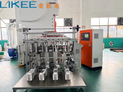 China Aluminium Food Container Machine C-Type Compatible with Thin and Thick Foil for sale