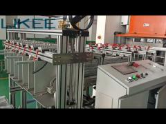 Machine de fabrication de conteneurs en feuille d'aluminium électrique réglable 4 ~ 5 cavités 12000pcs/heure