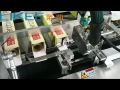 1500 kg automatische kartonmachine voor kleine folie rollen 30-60 dozen/min