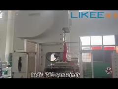 Automatische 750-model voedselcontainer Aluminiumfolie maken Operatie Video