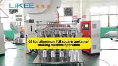 LK-T63 Aluminum Foil Container Making Machine