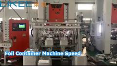 Automatic Aluminum Foil Container Making Machine LK-T80 in Action | 80 Ton Press + Auto Stacking