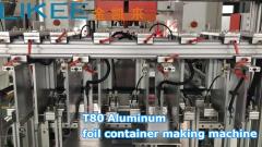 Aluminum foil container making machine