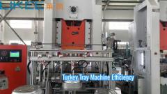 LK-T80 aluminum foil turkey tray making machine