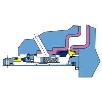 China AESSEAL LSEAL Cartridge Mechanical Seals for Flowserve Process Pumps for sale