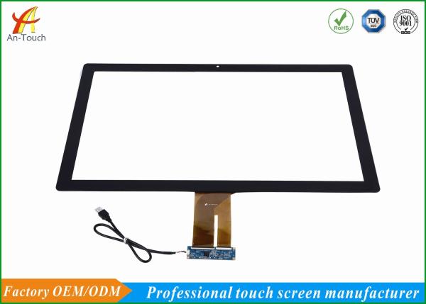 Quality High Sensitive KTV Touch Screen , Capacitive 27 Touch Panel 2.0mm Cover Lens for sale