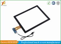 China 15 Inch Capacitive Touch Screen Panel USB Waterproof 6H Hardness Smart Home for sale