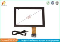 China 10.1 Inch Multi Touch Touchscreen G+G Capacitive Panel for Digital Photo Frame 256.49x174.49mm for sale