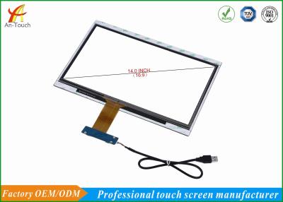 Cina Pannello di vetro impermeabile a 14 pollici del pannello di tocco, multi corredo della sovrapposizione del touch screen in vendita
