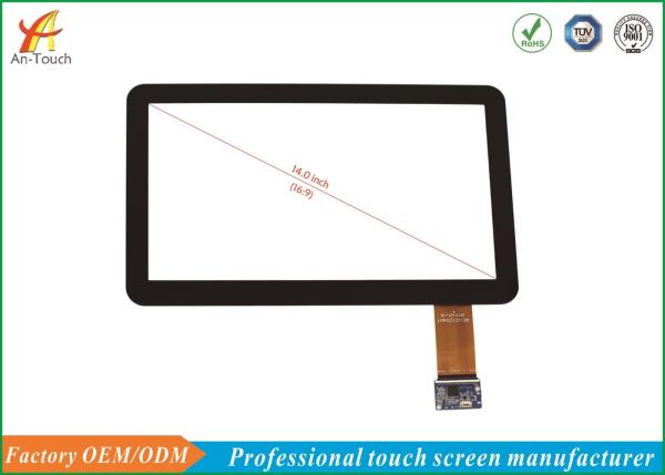 Quality Interactive USB Touch Screen 14 Inch  ILITEK 2511 IC Controller , 1.1mm Cover Lens for sale