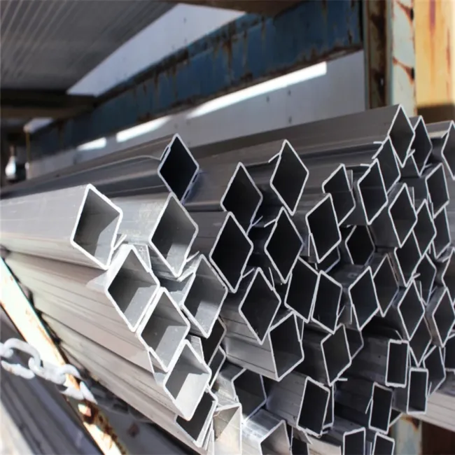 Factory Square Metal Aluminium Pipe 100*50 Aluminium Rectangular Tube Standard Size