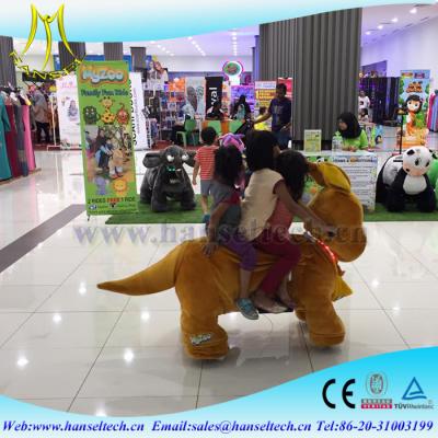 China Hansel motorized ride battery plush motorized animals for sale for sale