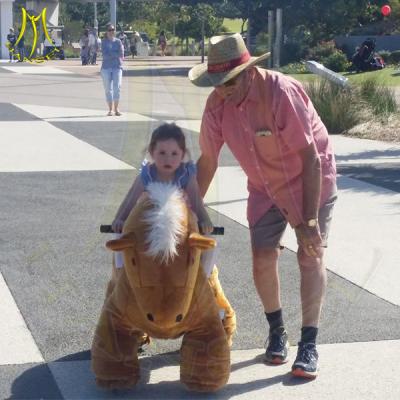 China Hansel coin operated animals rides and walking robot animals rides for sale