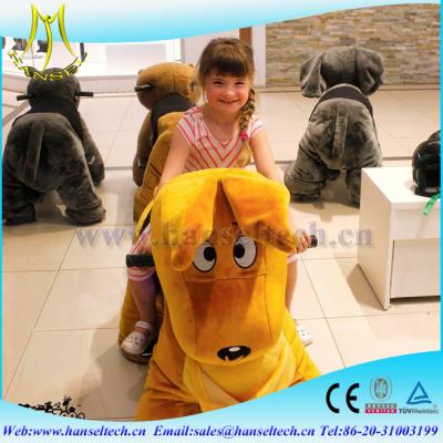 China Hansel rechargeable battery animal scooter rides and animals a battery for commercial centers for sale
