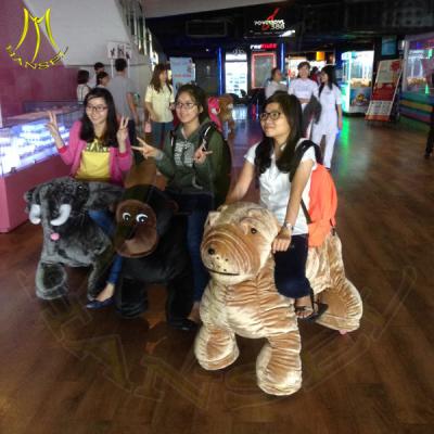 China Hansel family plush animals scooter  rides and playground amusement rides for sale