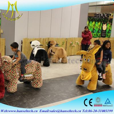 China Hansel outdoor amusement aimals rides and amusement airplane rides for sale