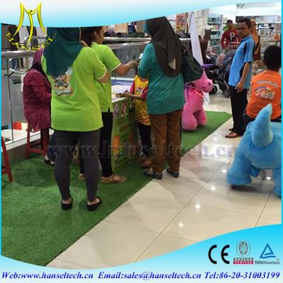 China Hansel plush electric animal ride and coin operated electric scooter from china for sale