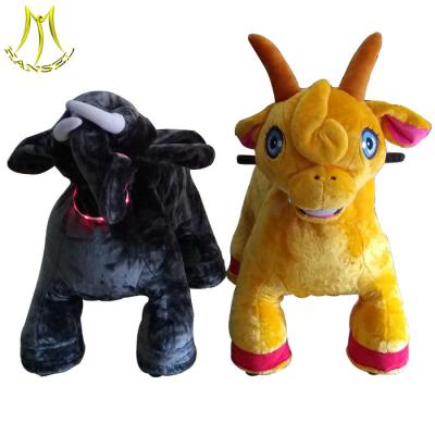 China Hansel kids ride on unicorn toy made in china and power wheels ride on animal with motorized plush animals for sale
