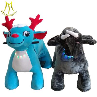 China Hansel portable amusement ride made in china and amusement animal ride manufacture with kids ride on animal toys for sale