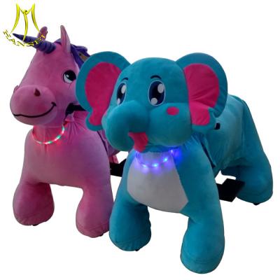 China Hansel ride on furry animal toys animal scooter and coin operated motorized animals with electric animal scooters for sale