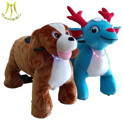 China Hansel China Produced hottest musical funny stuffed animals coins operated kids machine for sale