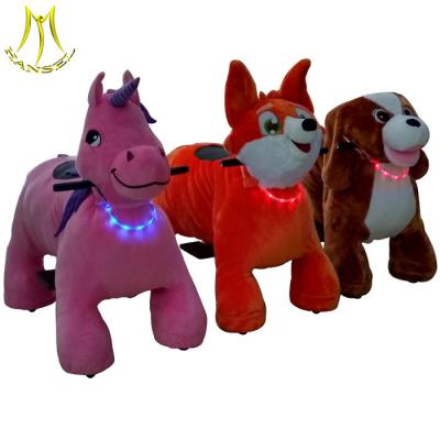 China Hansel animal scooter for mall and motorized animals cart for mall with amusement ride on animal toys for sale