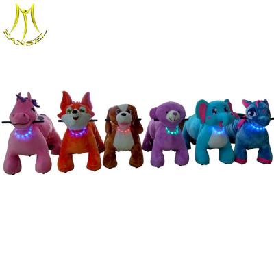 China Hansel horse animal ride for children and 2018 zoo animal scooter for mall with fairground children ride for sale